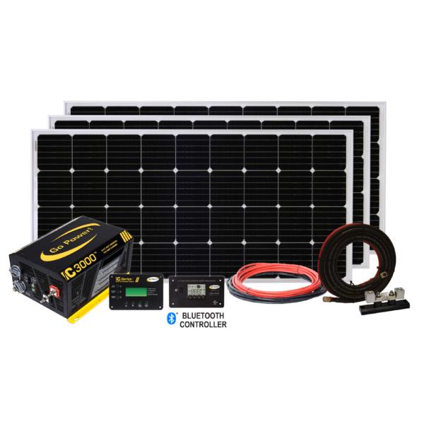[GO POWER!] Solar Extreme Charging System (600 watts + 3000w PSW Inver ...