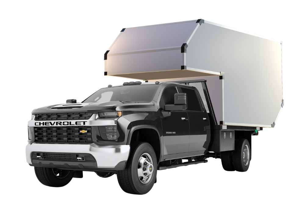 TOTAL COMPOSITES | WOLVERINE 8' [Flatbed Camper with Departure Angle ...